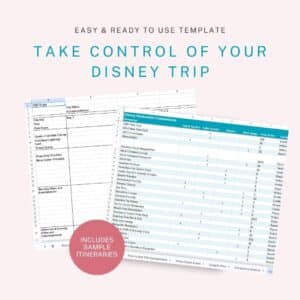 Ultimate Disney World Planning Spreadsheet - Flying Off The Bookshelf